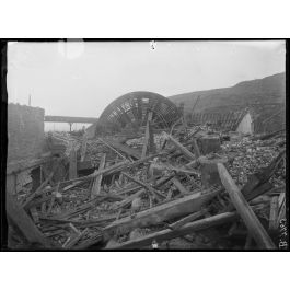 ImagesDéfense - Aniche (Nord). Fosse de l'archevêque. Aspect intérieur ...