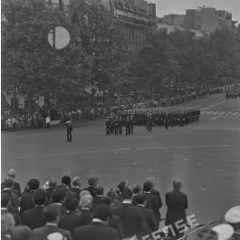 ImagesDéfense - Défilé à pied. Passage du drapeau et sa garde de l ...