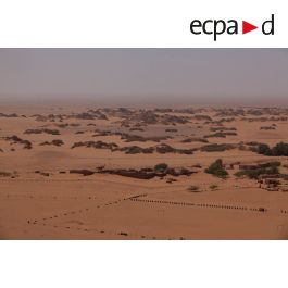 ImagesDéfense - Vue aérienne du fort de Madama, au Niger.