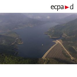 ImagesDéfense - Vue aérienne du Lac de Gazivode.