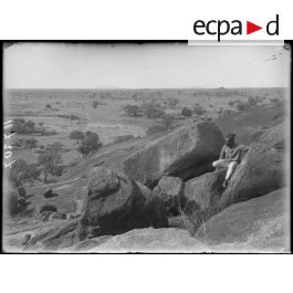 ImagesDéfense - Mendif. Vue générale du pays vers le sud. [légende d ...