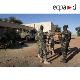 ImagesDéfense - Le lieutenant-colonel Frédéric Edel discute avec des ...