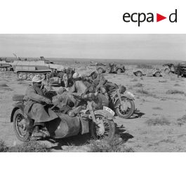 ImagesDéfense - Un colonne allemande du Panzer-Regiment 8 et du I./FlaK ...