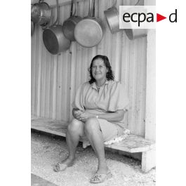 ImagesDéfense - Portrait d'une civile, dite Mamy, vivant sur l'atoll de ...