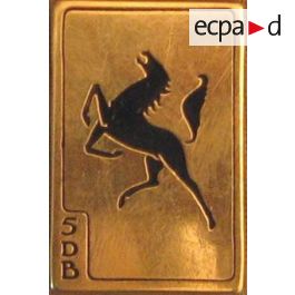 ImagesDéfense - Insigne 5e division blindée. [légende d'origine]