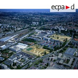 ImagesDéfense - Massy (91). Quartier des gares. Vue vers le nord.