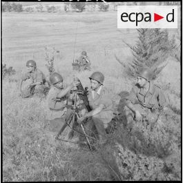 ImagesDéfense - Au cours d'une opération, appui au mortier de 81 mm ...