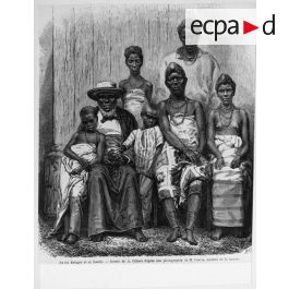 ImagesDéfense - Gabon. Le roi Kringer et sa famille.