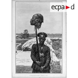 ImagesDéfense - Tchad, 1901. La tête décapitée de Rabah. 1900.
