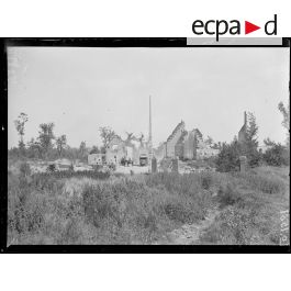 ImagesDéfense - Hannescamps, vue du village. [légende d'origine]