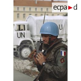 ImagesDéfense - Casque bleu du 1er régiment d'infanterie de marine (1er ...