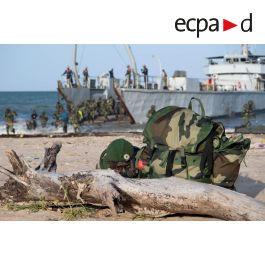 ImagesDéfense - Un soldat sénégalais sécurise le débarquement des ...