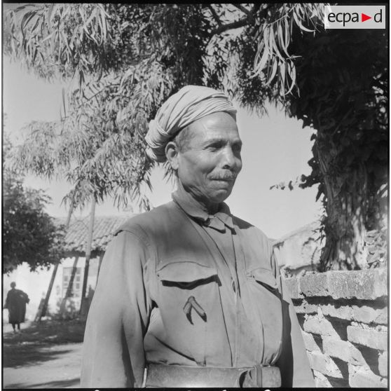 ImagesDéfense - Portrait d'un harki. [Description en cours]