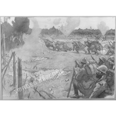 ImagesDéfense - Paris. Musée Leblanc. Dessin de Jonas. Otages. [légende ...