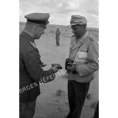 ImagesDéfense - Le maréchal (Generalfeldmarschall) Erwin Rommel remet ...