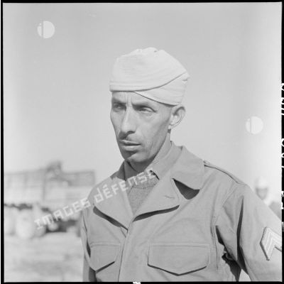 ImagesDéfense - Portrait du sergent-chef Ali Ben Moha du 4e régiment de ...